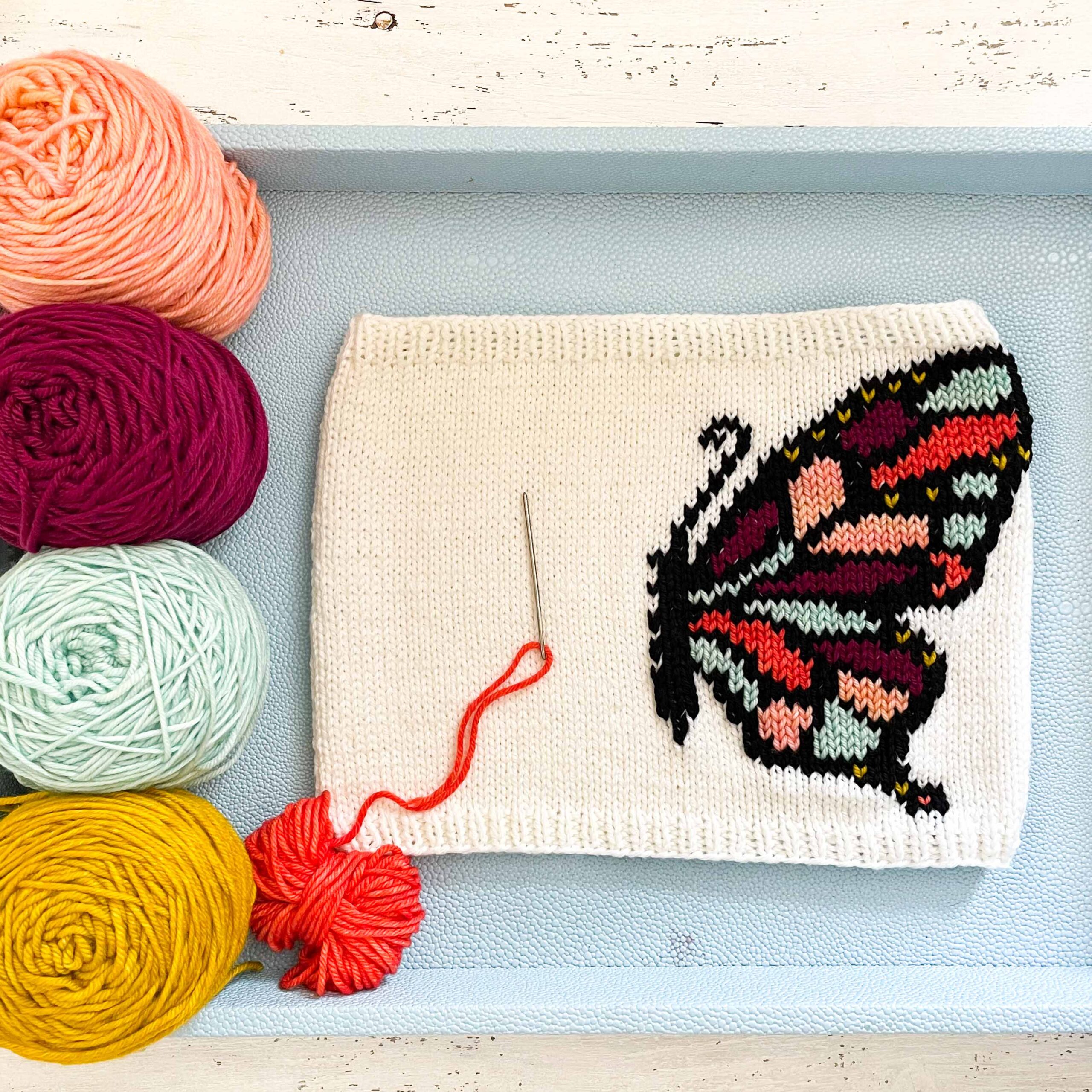 Flutter by Butterfly Cowl Pattern – JackiBean